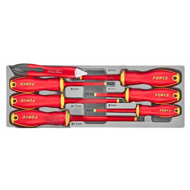 FORCE Набор диэлектрических отвётрок с бесконтактным пробником, 7пр F-20712N