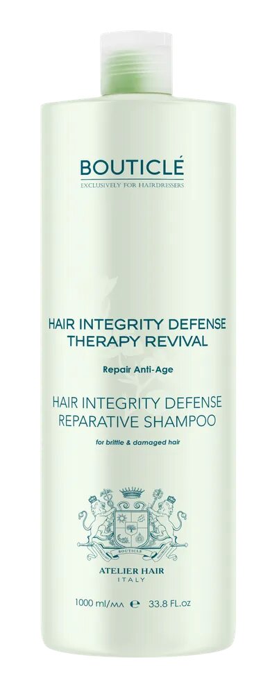 Восстанавливающий шампунь для поврежденных волос 1000 мл BOUTICLE