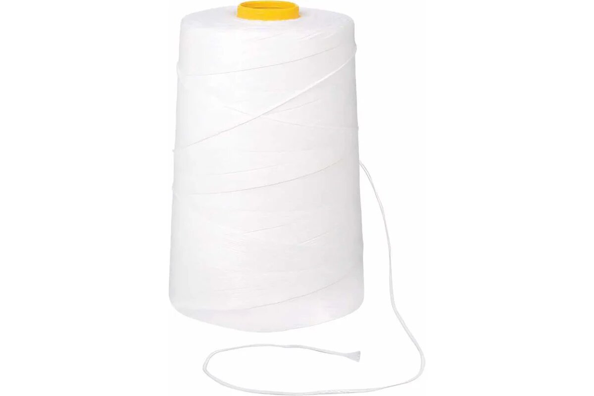 BRAUBERG Нить лавсановая для прошивки документов, белая, диаметр 2 мм, длина 250 м, ЛШ 640, 604988