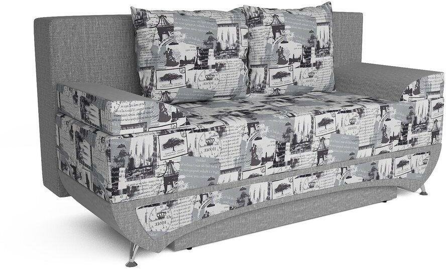 Диван Mebel-ars Наталия-2 Жаккард Газета Размеры: Высота 900мм Глубина 950мм Ширина 2000мм