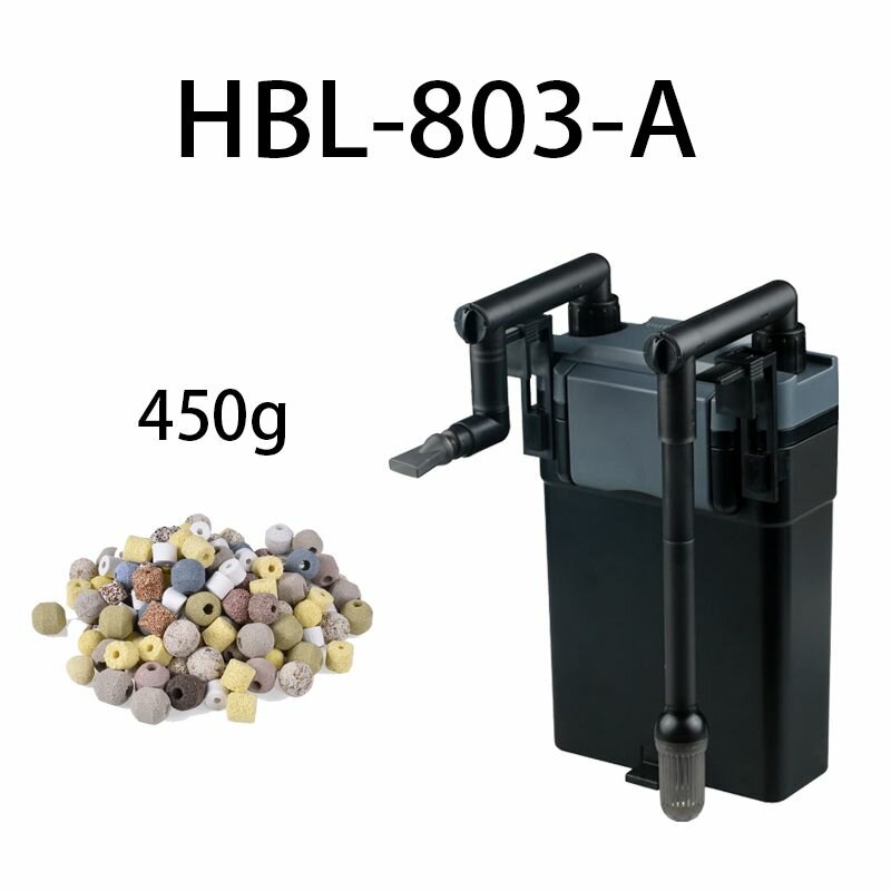 Встраиваемый фильтр sunsun HBL-803, 6 Вт, 500 л/ч, с дополнительным фильтрующим материалом, подходит для аквариума диаметром 50-80 см