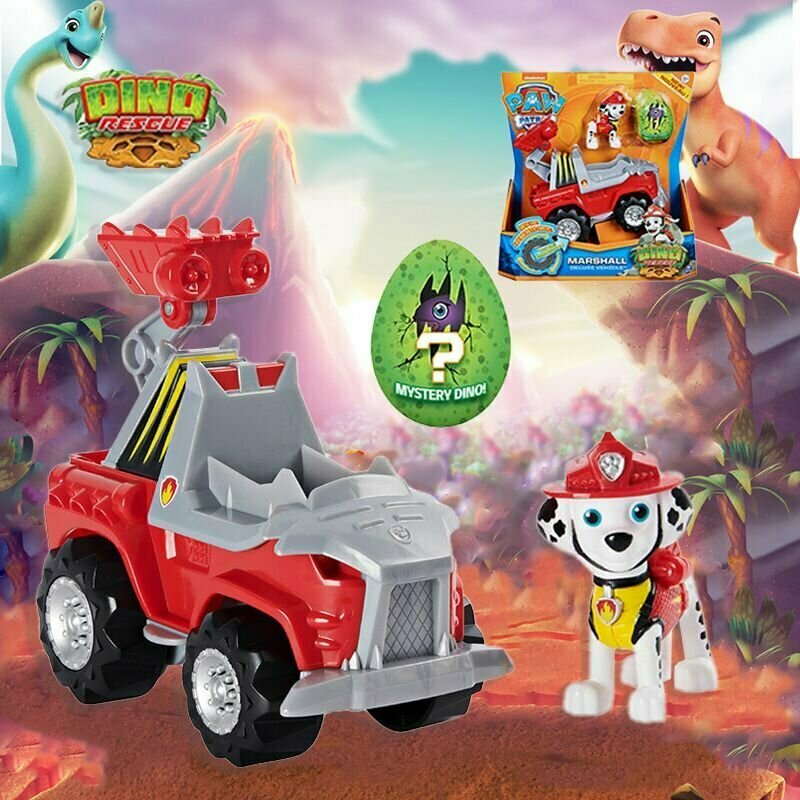 Игрушечная спасательная машина с фигуркой далматинца, красная, с логотипом пламя, для ролевых игр и развития воображения