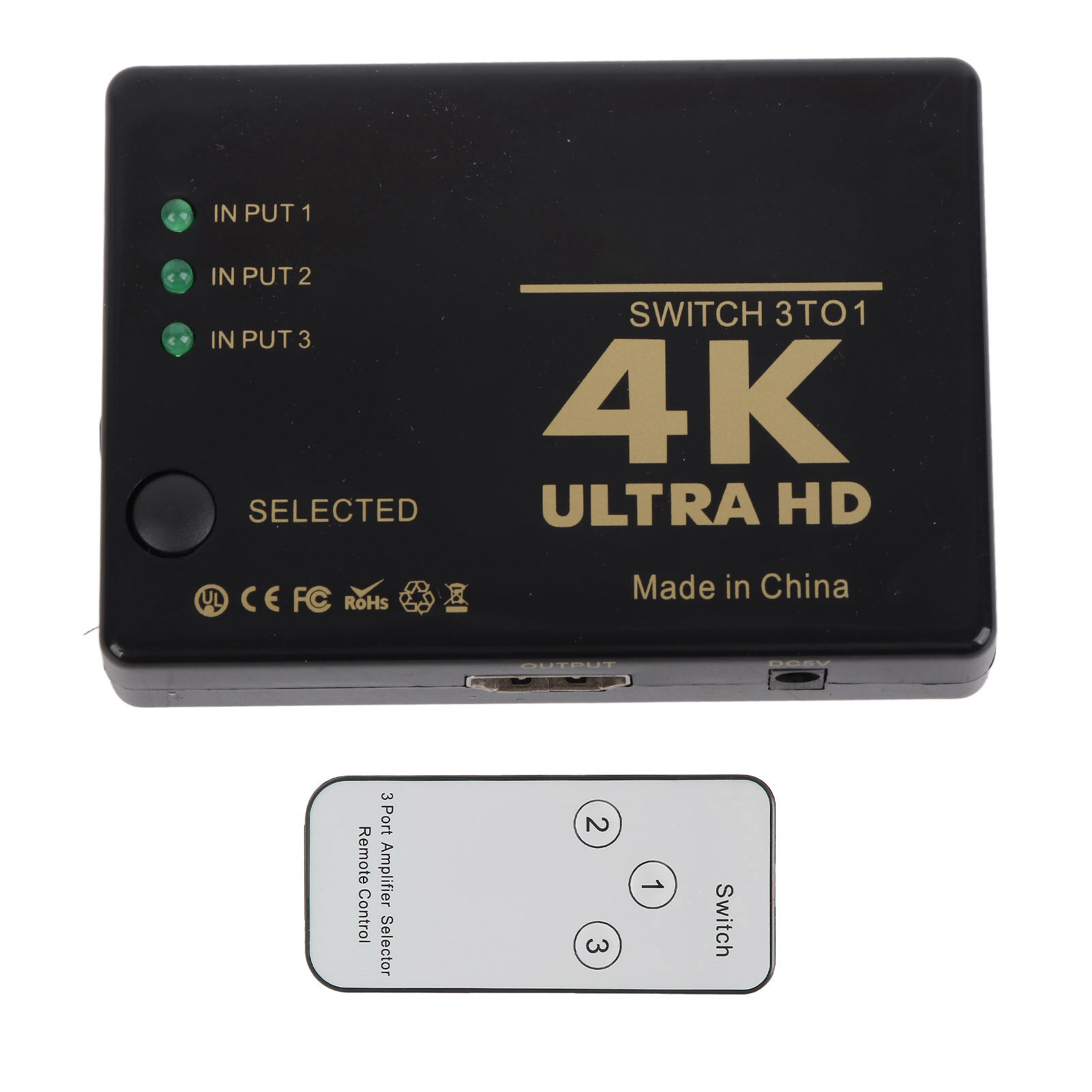 Трехканальный аудиоконвертер с интерфейсом высокой четкости и пультом дистанционного управления.