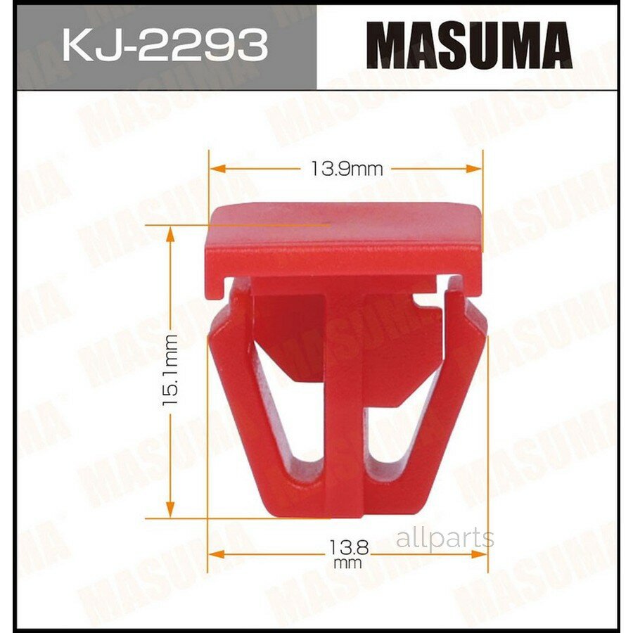 MASUMA KJ-2293 Клипса HONDA