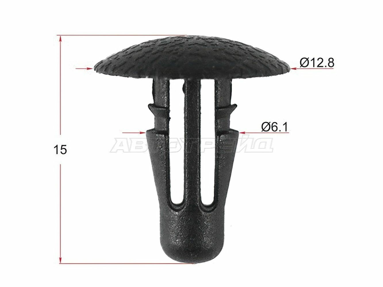 Клипса крепежная, 10 шт для Ниссан Елгранд, Патфайндер, Патрол, Террано, 2 арт STKJ692 SAT