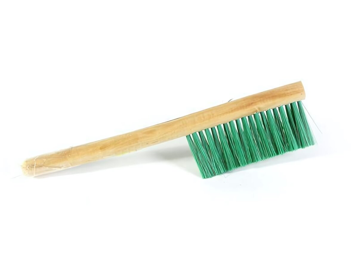 Щетка-сметка деревянная с длинной ручкой, практичная для уборки дома