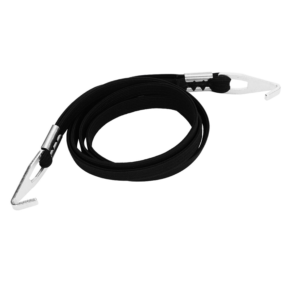 Дуути багажный ремешок с эластичными натяжными ремнями с крючками велосипедные велосипеды Веревка на открытом воздухе (черный)