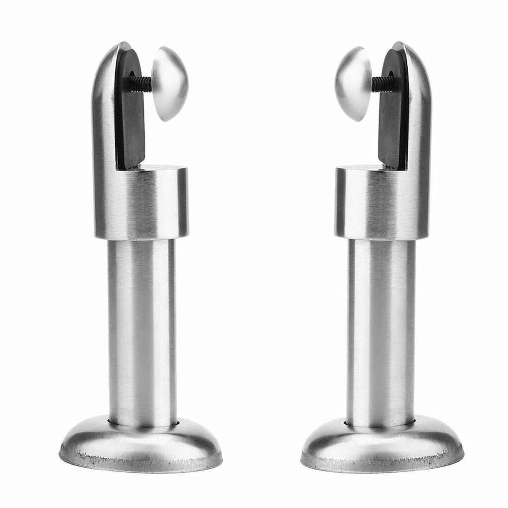 Аппаратные средства+2 перегородки для ванной комнаты, регулируемые ножки-кронштейны-односторонние ножки-10 см