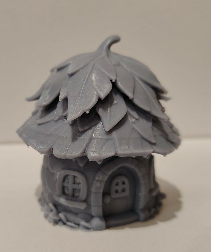 Миниатюра "Лесной домик", для раскрашивания и декорирования, 70 мм.