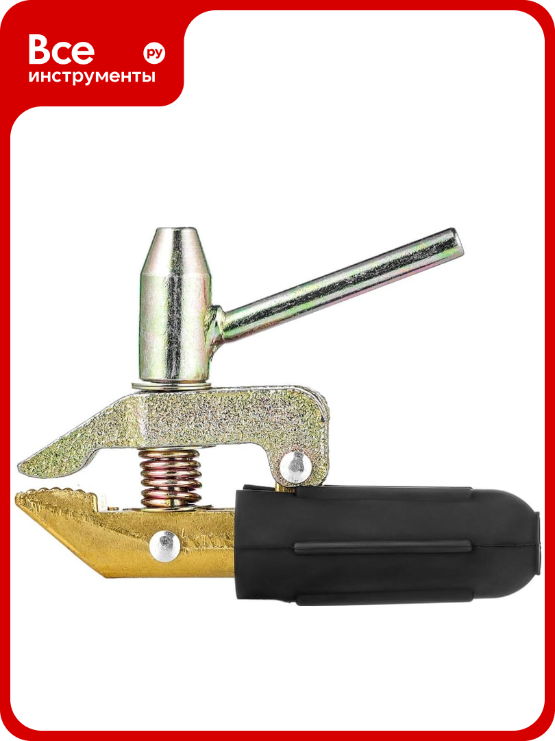 Клемма заземления КЗ-65 струбцина ПТК, работы только