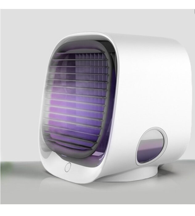 Мини кондиционер увлажнитель и очиститель воздуха 3 в 1 Air Cooler с LED подсветкой -HE