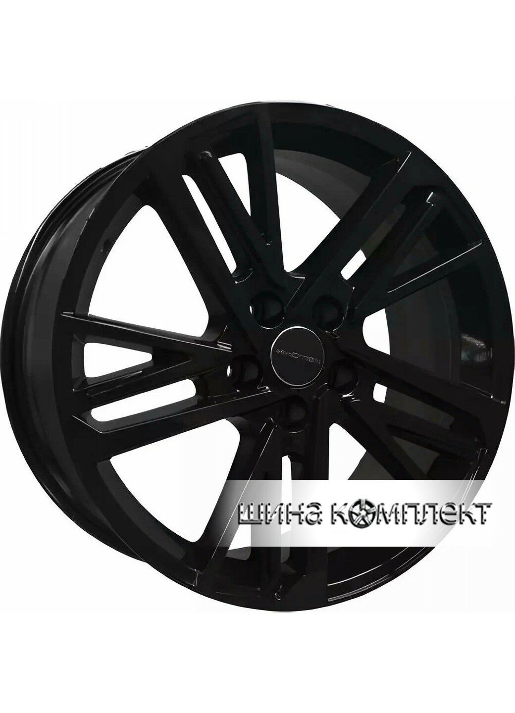 Колесный диск Khomen Wheels KHW1815 8x18 5x114,3 ET40 64,1 Black литой для автомобиля