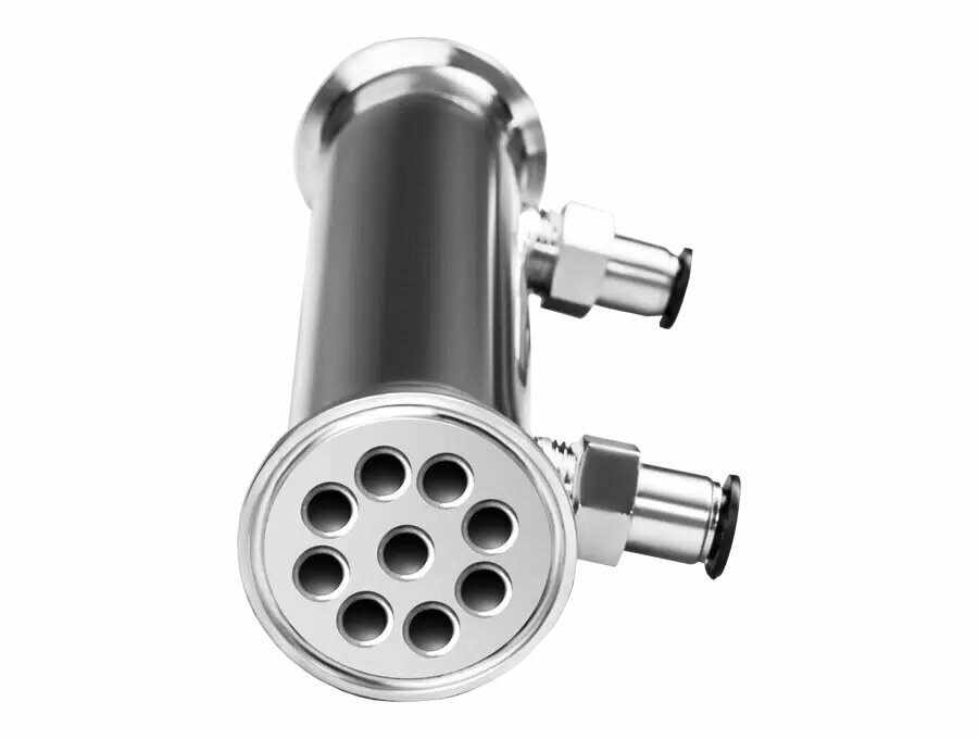 Дефлегматор 2 дюйма, 9 трубок, для самогонных аппаратов и бражных колонн