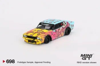 Модель коллекционная Mini GT 1:64 #698 Nissan Skyline Kenmeri Liberty Walk LBWK KUMA