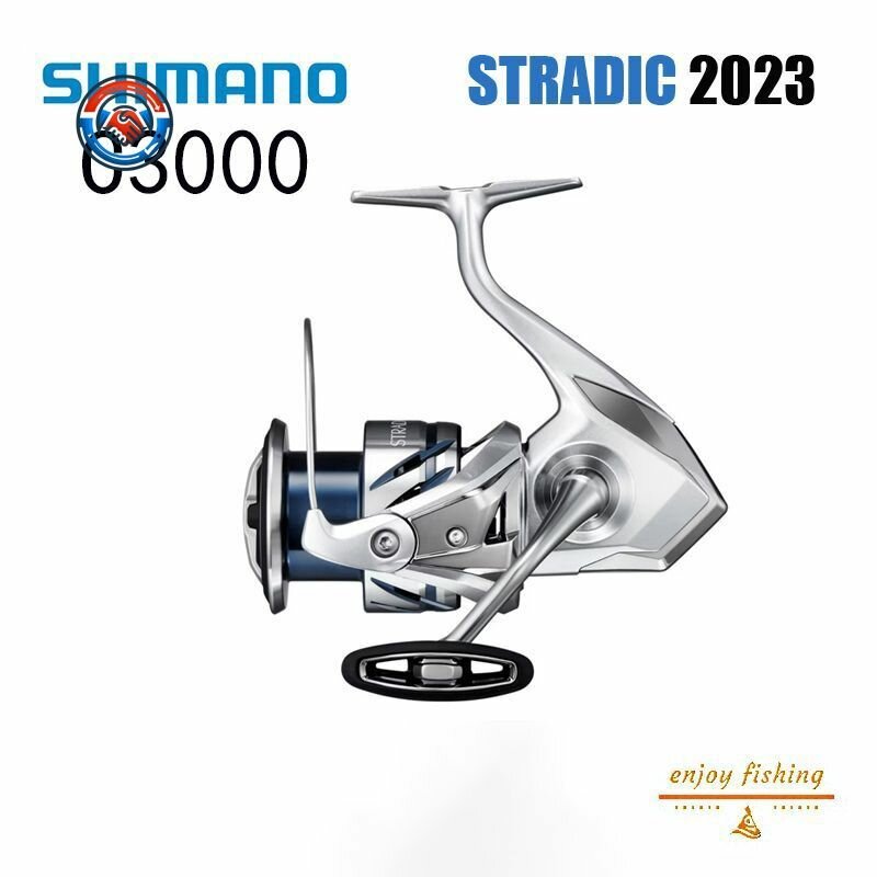 Катушка STRADIC с технологиями INFINITYXROSS и INFINITYDRIVE для плавной ловли, долговечная рыболовная безынерционная модель с ANTI TWIST FIN и DURA CROSS, надёжная помощница на рыбалке