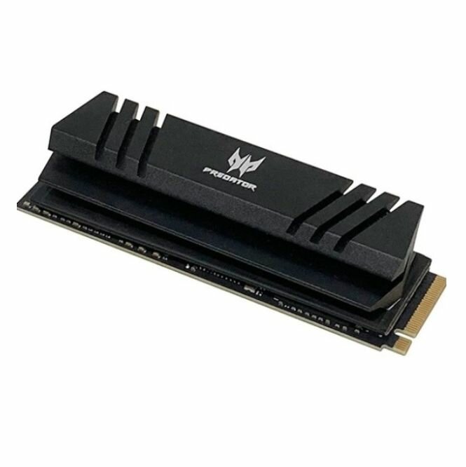2 ТБ SSD M.2 накопитель Acer Predator GM7000 (BL.9BWWR.106) - PCI-E 4.0, чтение - 7400 Мбайт/с, запись - 6700 Мбайт/с, 3D NAND