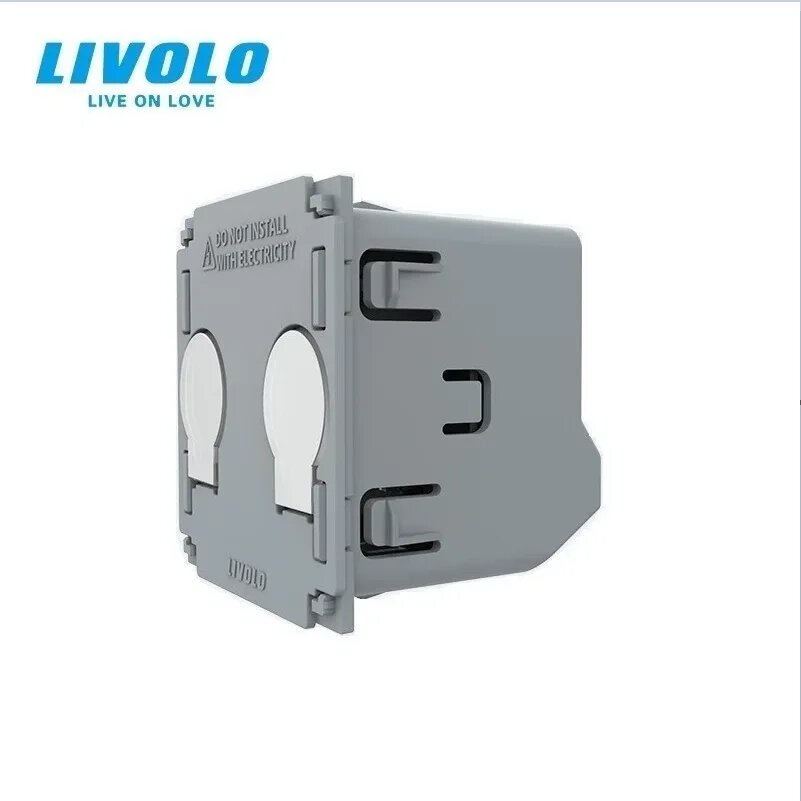 Livolo VL-C702 Сенсорный выключатель 2 Gang