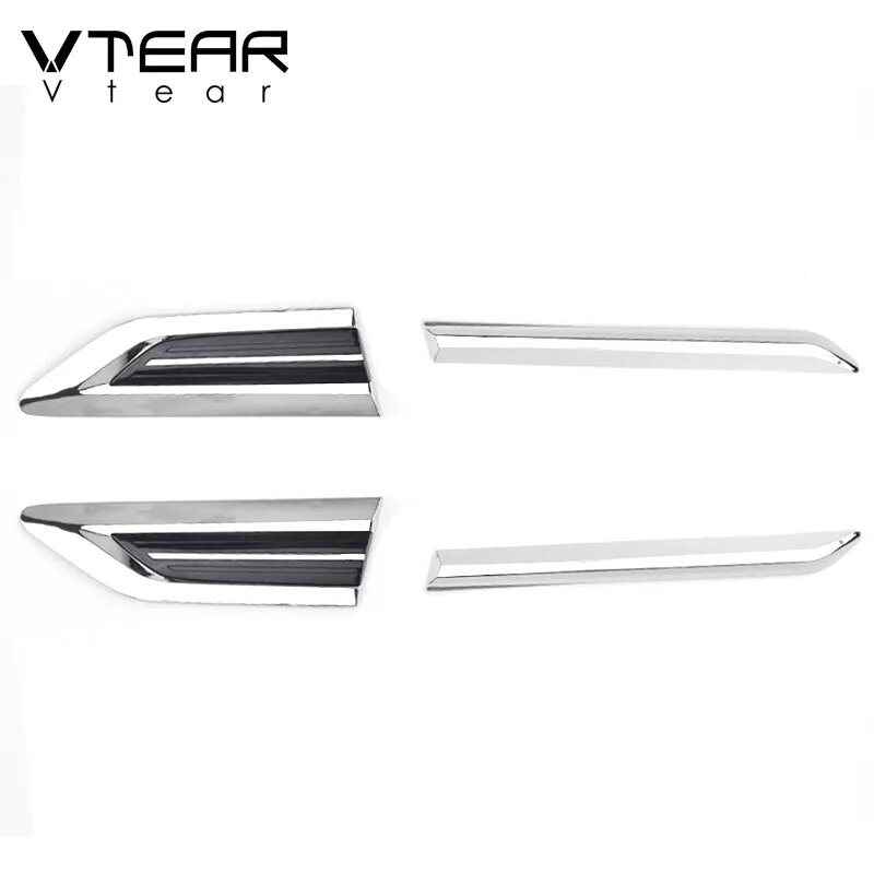 Vtear для VW Tiguan MK2 тигуан 2020 2019 2018 аксессуары 4 движения эмблема Оригинальная дверь боковая эмблема ABS наклейка внешняя отделка автомобиля Стайлинг，автомобильные товары, Silver