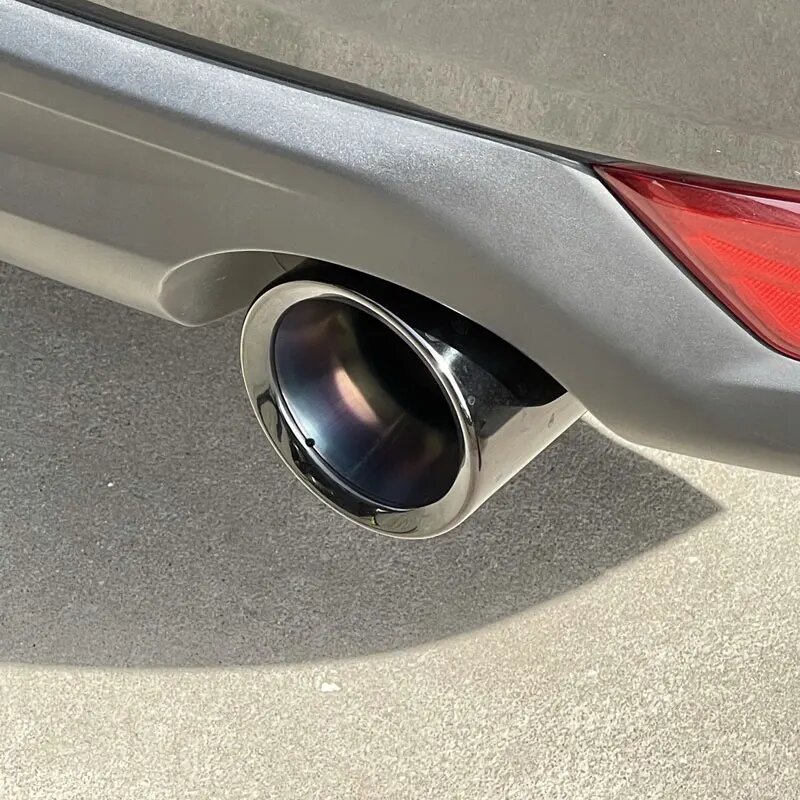 Одиновое украшение, задняя горло, наконечник, крышка глушителя выхлопной трубы, хвостовая насадка, автозапчасти, автомобильный аксессуар для Mazda CX5 CX-5, BLACK 1PC