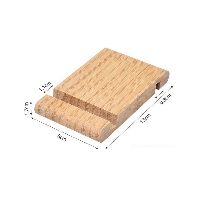 MOONBIFFY Бамбуковая подставка для телефона 3