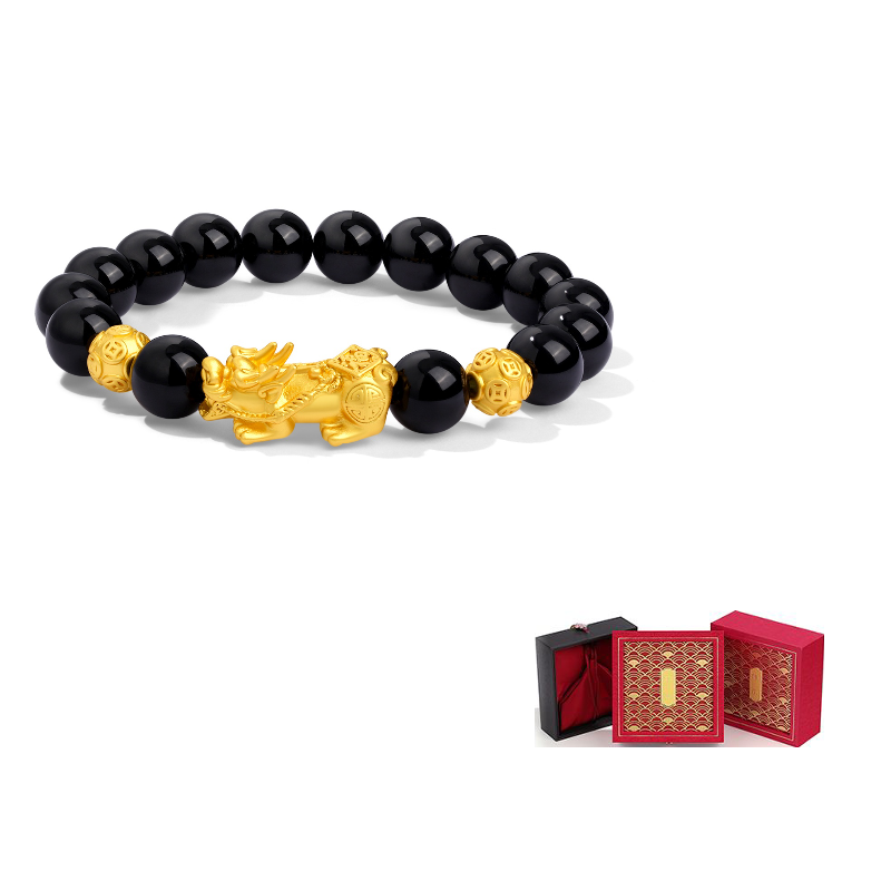 Браслет унисекс AWD Агатовый с бусинами Китайский зодиак, multicolor, размер: F EU