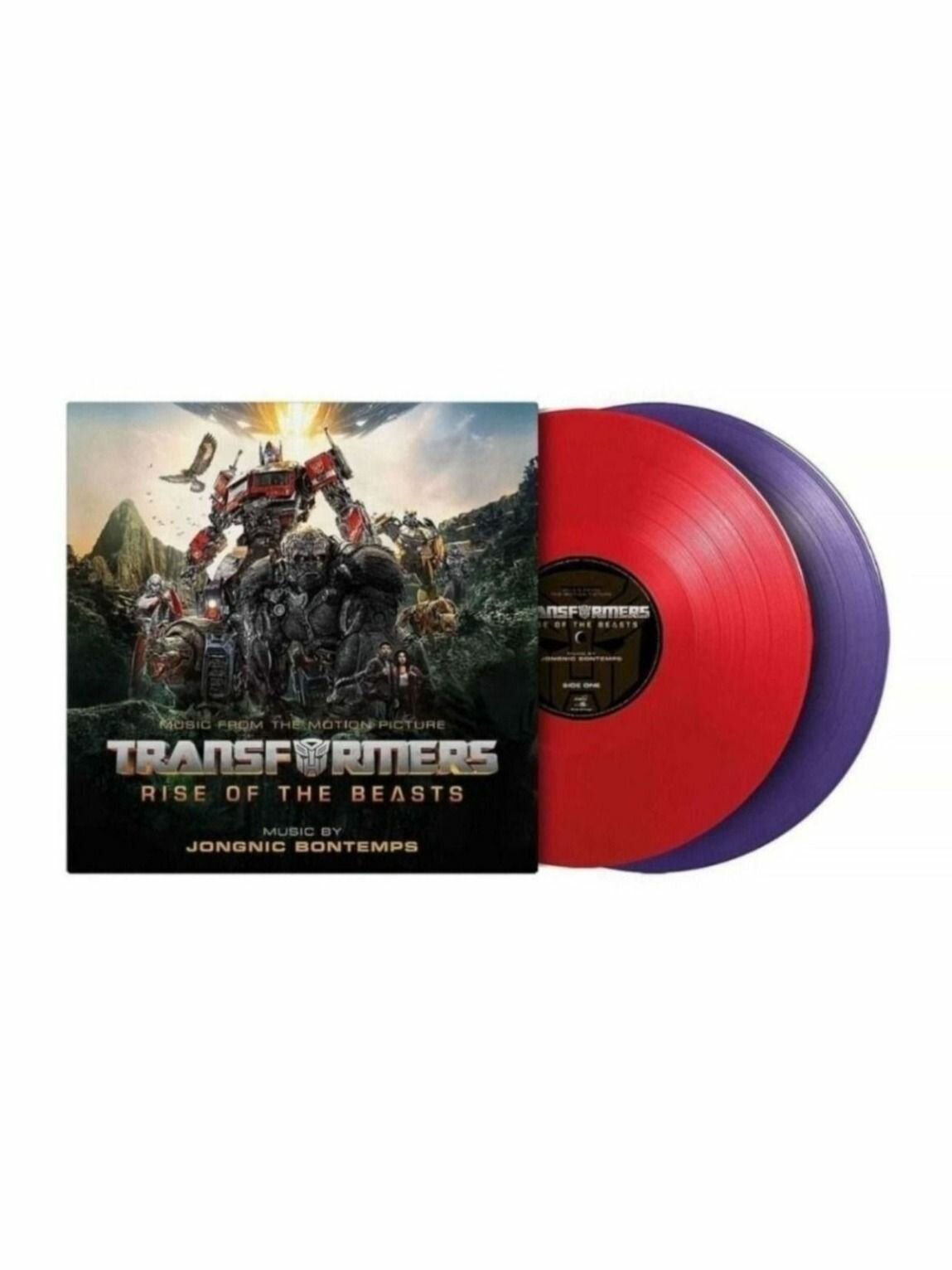 Виниловая пластинка Jongnic Bontemps - Transformers: Rise Of The Beasts 2 x Vinyl, LP, Red / Purple, New,
