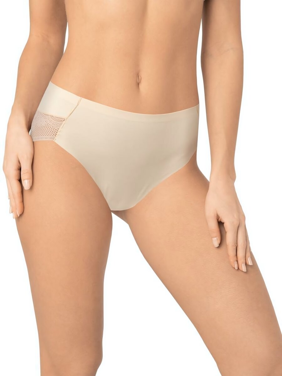 Трусы Трусики-макси с соблазнительными кружевными элементами