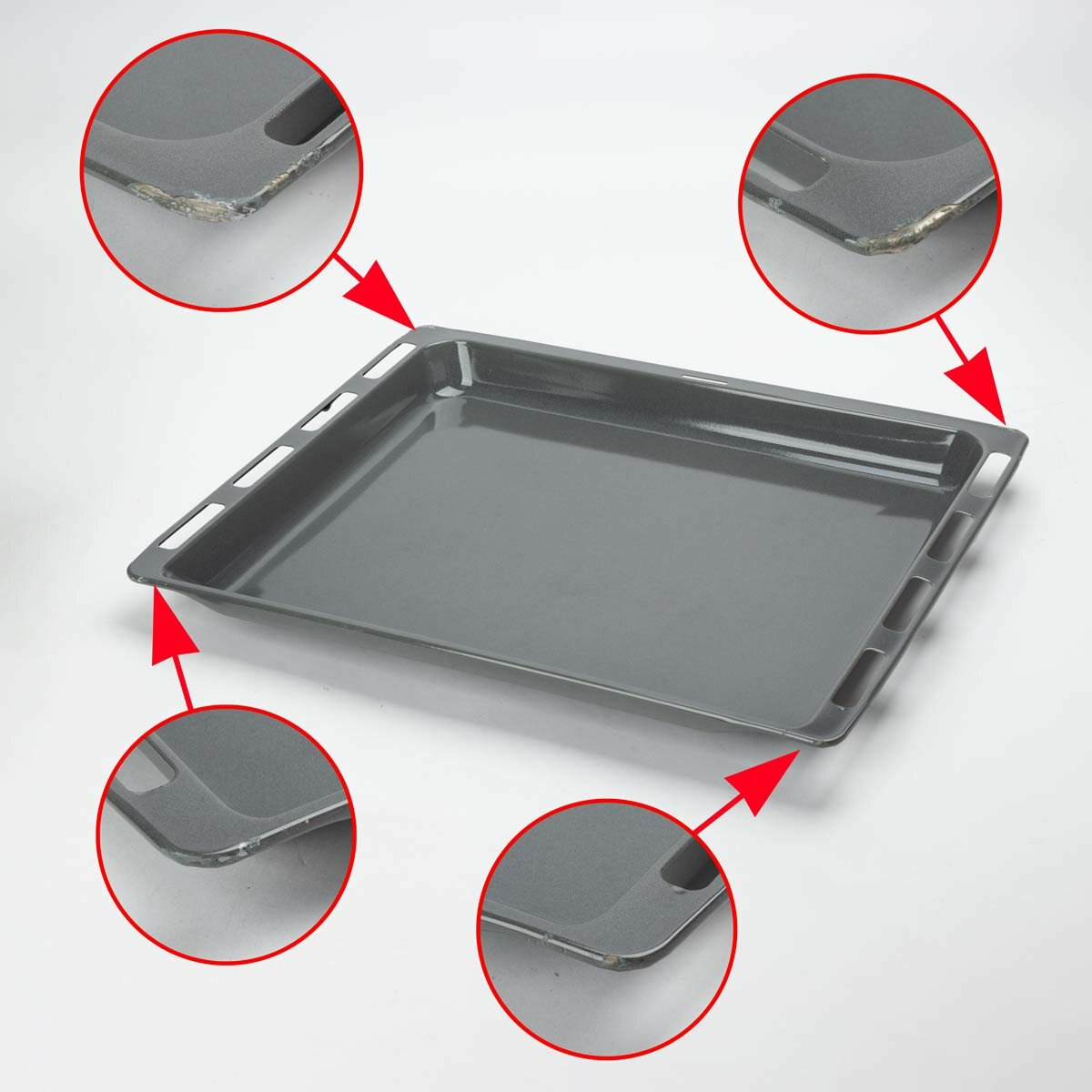 Универсальный эмалированный противень Bosch 742586 (уцененный товар)
