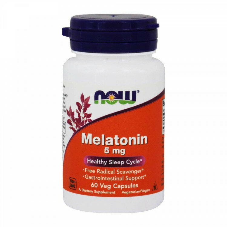 Now Foods Melatonin 5 mg 60 veg caps