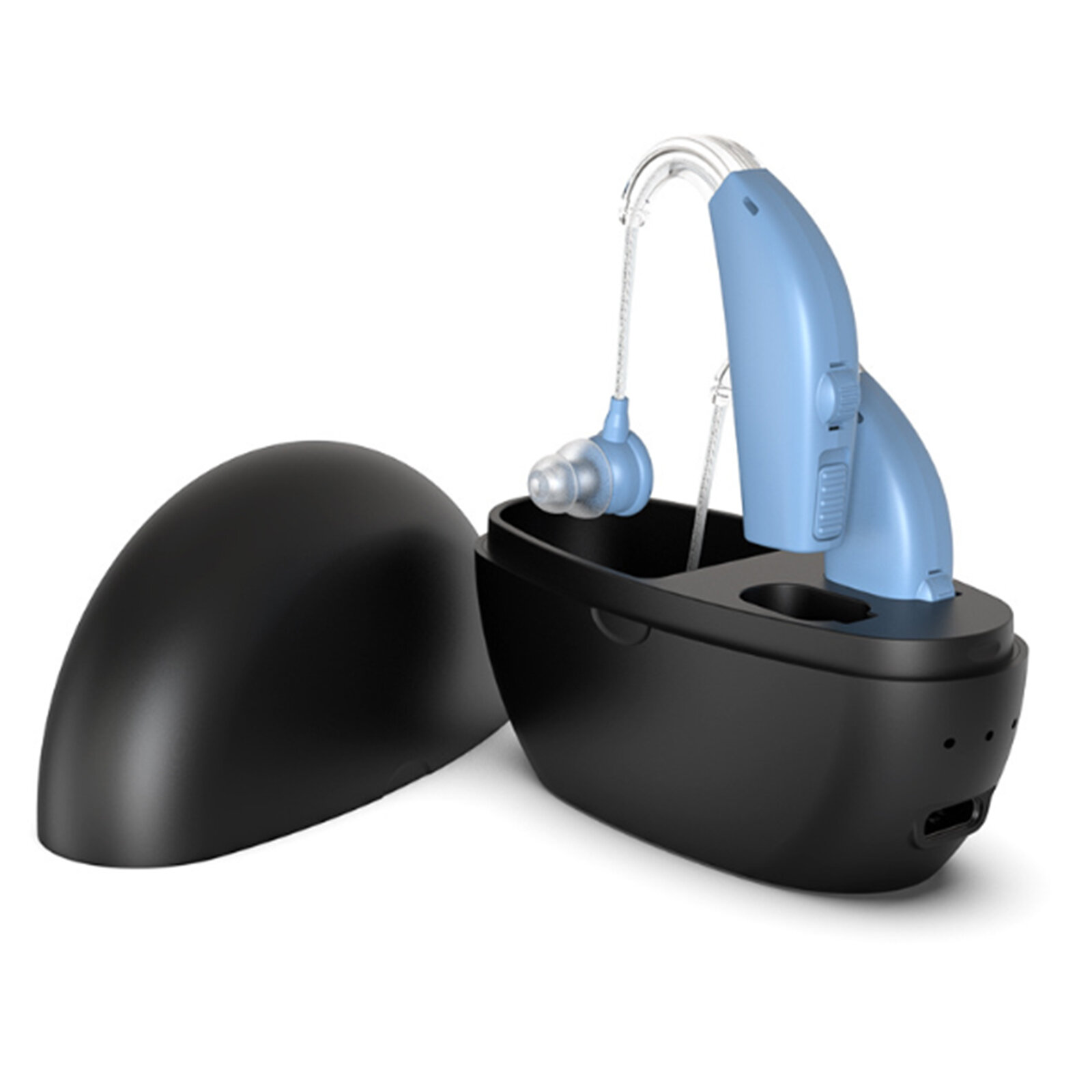 Усилители слуха Sound Amplifier для ушей, устройство для улучшения слуха с зарядным футляром для взрослых и пожилых людей, повседневное использование и путешествия, 1 пара, 4 варианта, батарея хост 50mAh, зарядный бокс 300mAh, время зарядки 2-3ч, время