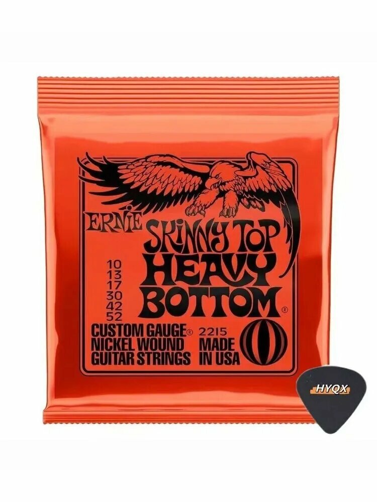 Струны для электрогитары 10 52 Ernie Ball Regular Slinky Nickel Wound Комплект 2215