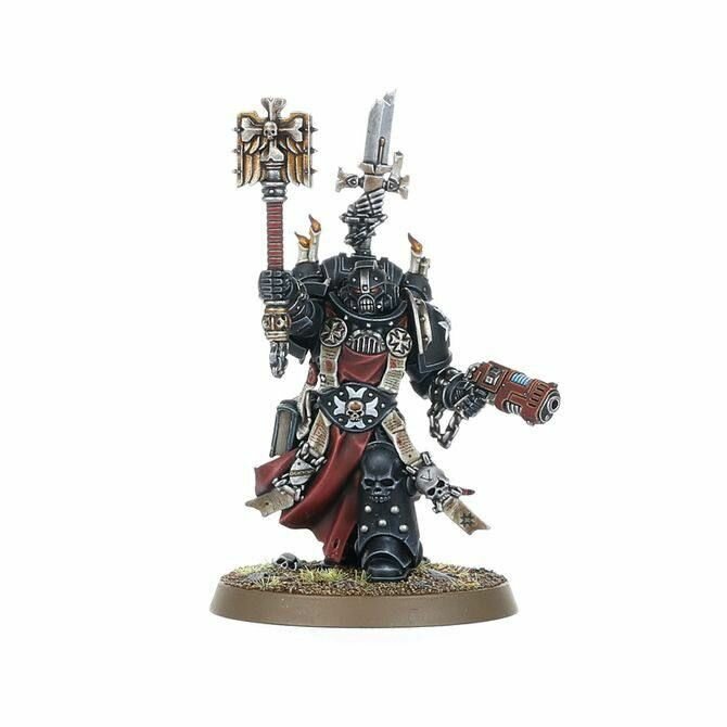 Dark Chaplain Grimaldus. С подставкой. Warhammer 40.000
