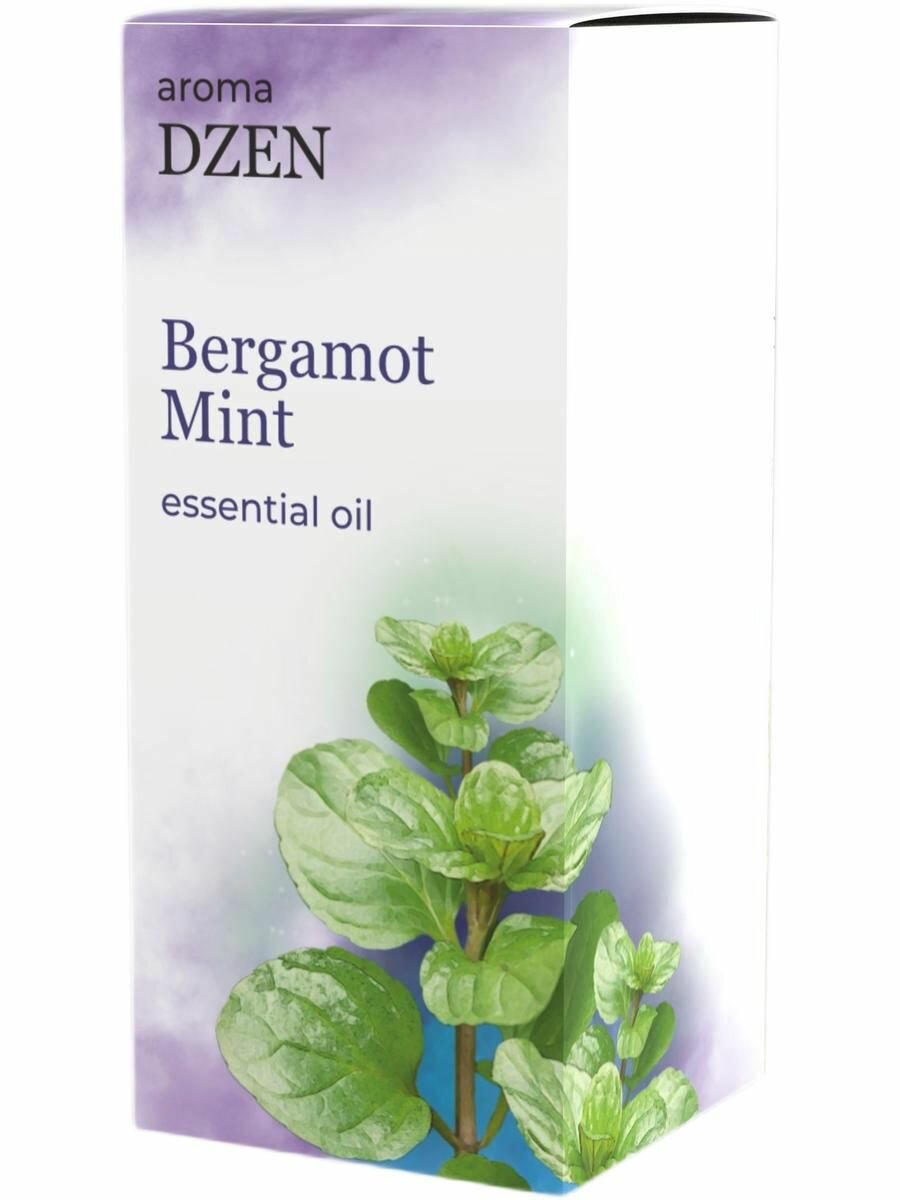 Эфирное масло Мята Бергамотная Aroma Dzen 3 мл для ароматерапии, бани, йоги