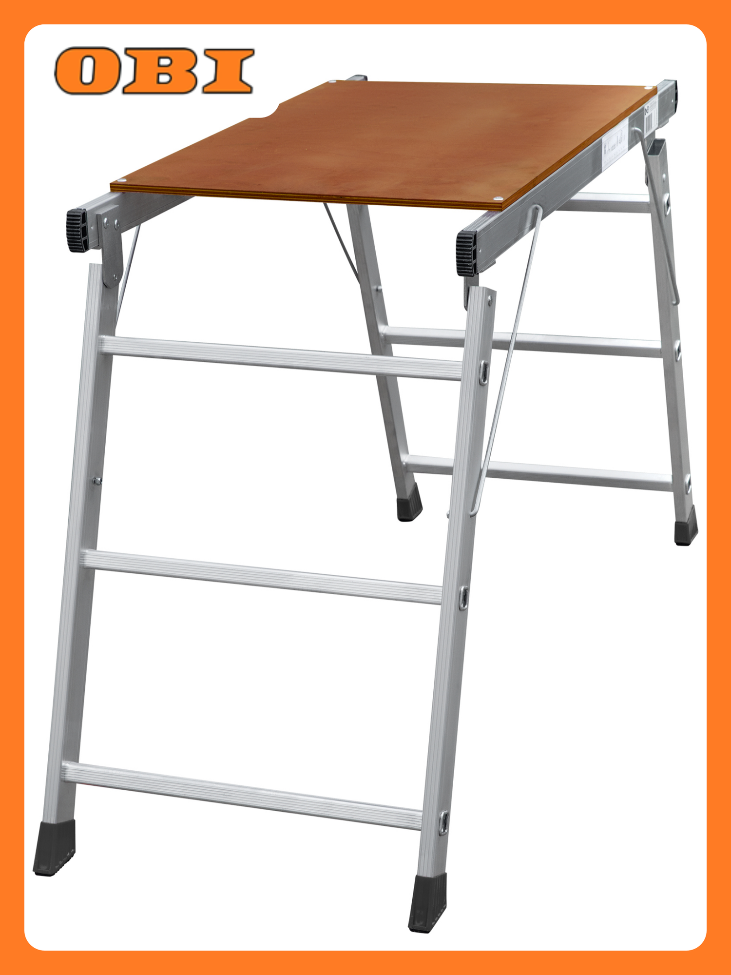 Стол малярный алюминиевый Новая Высота NV 1360 2х3 перекладины ширина 500 мм помост