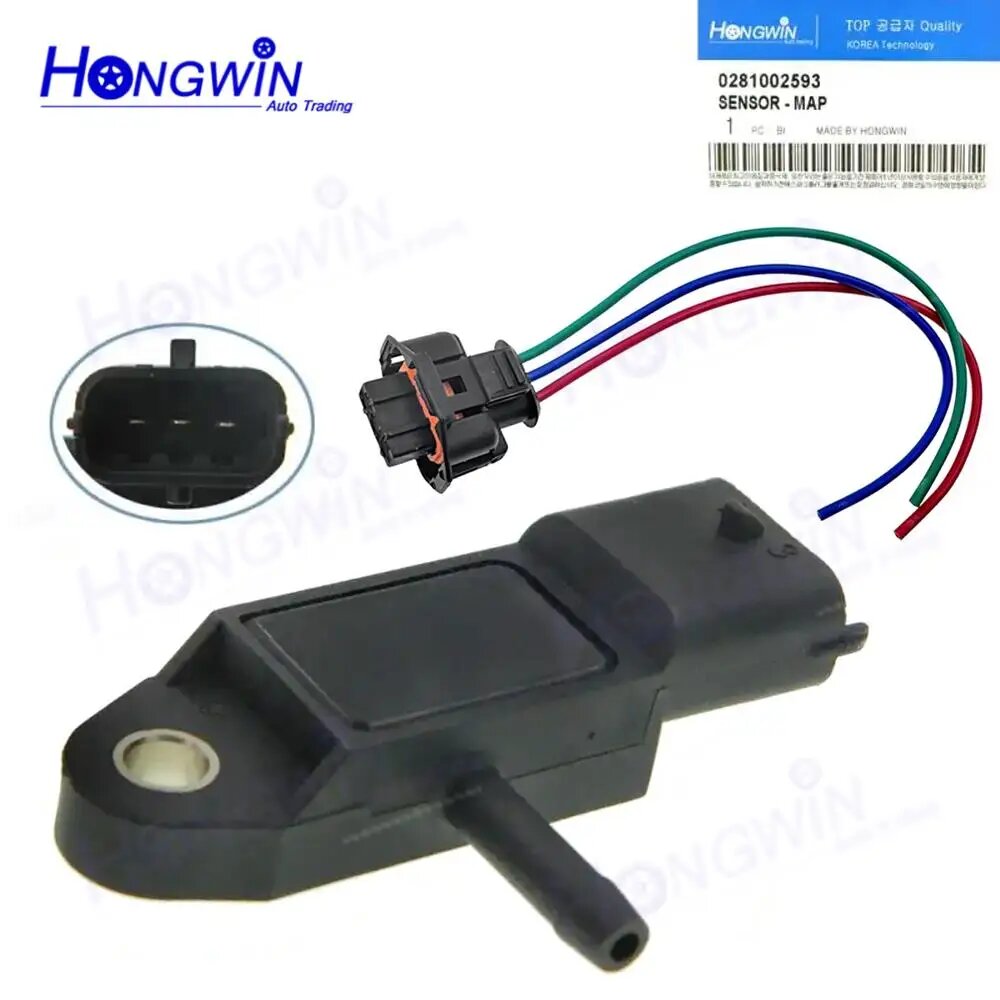 Датчик абсолютного давления в коллекторе 0281002593 1,5 dCi 223657266R для Renault Scenic Kangoo Logan Modus Thalia Twingo 1,9 1 SET