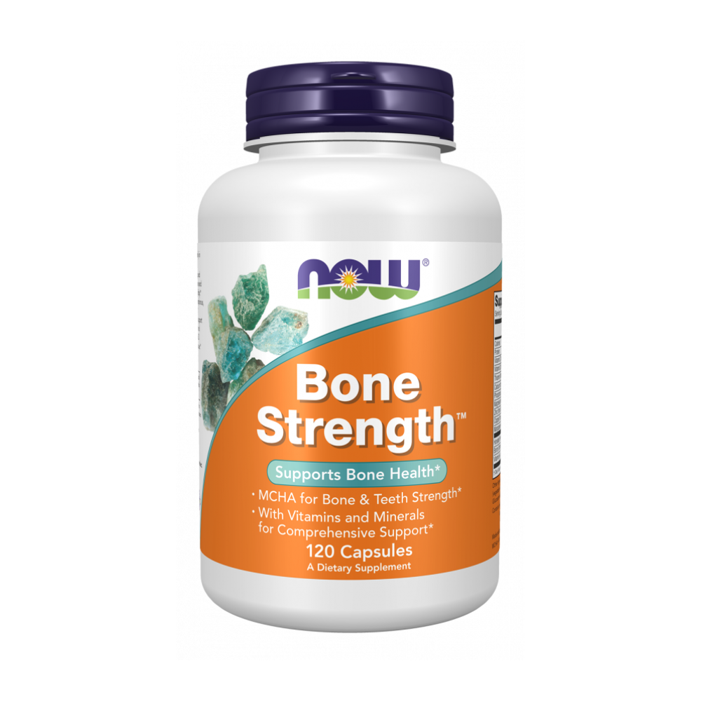 NOW Foods Bone Strength, Бон Стрейнч, витаминно-минеральный комплекс, 120 капсул