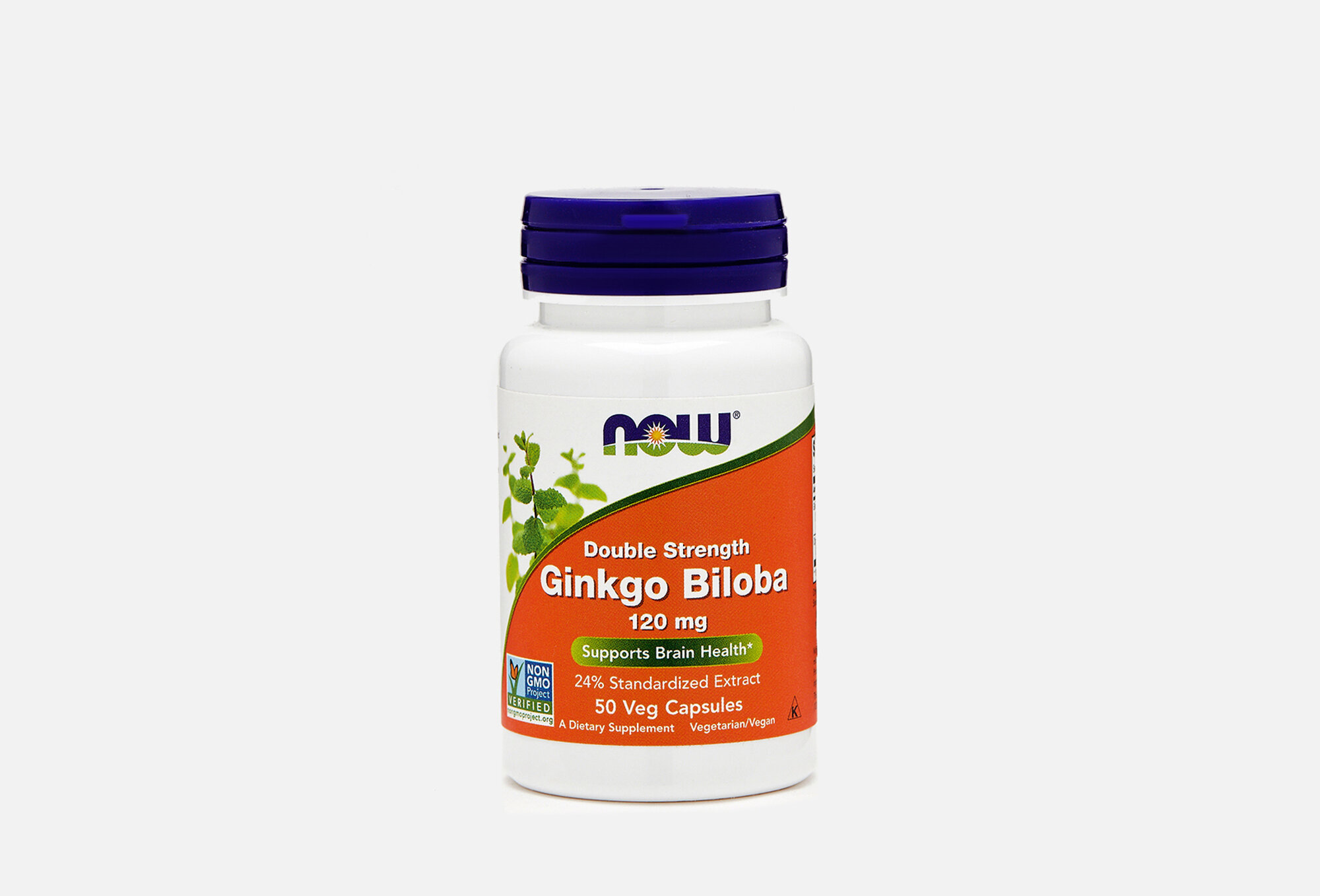 БАД для поддержки нервной системы NOW Ginkgo Biloba, Корень Элеутерококка в капсулах