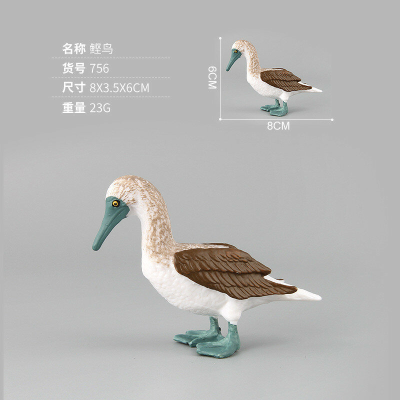 Коллекция из шести реалистичных статуэток попугаев