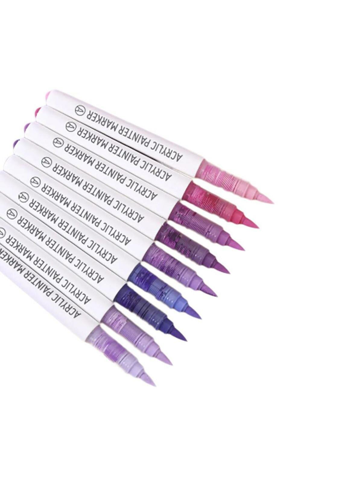 9 Шт. Набор акриловых маркеров Акриловая краска Ручка для рисования Фломастеры для стекла