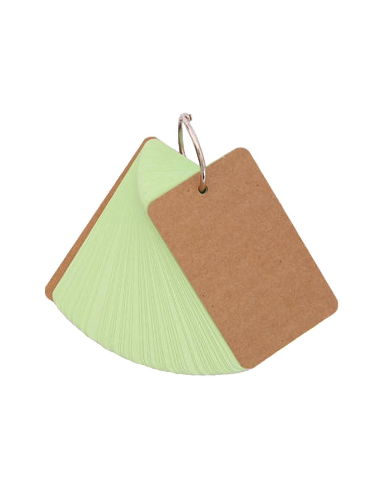 Картотеки с переплетными кольцами Перфокарты для заметок Учебная карточка Флэш-карта 3,5x2 дюйма