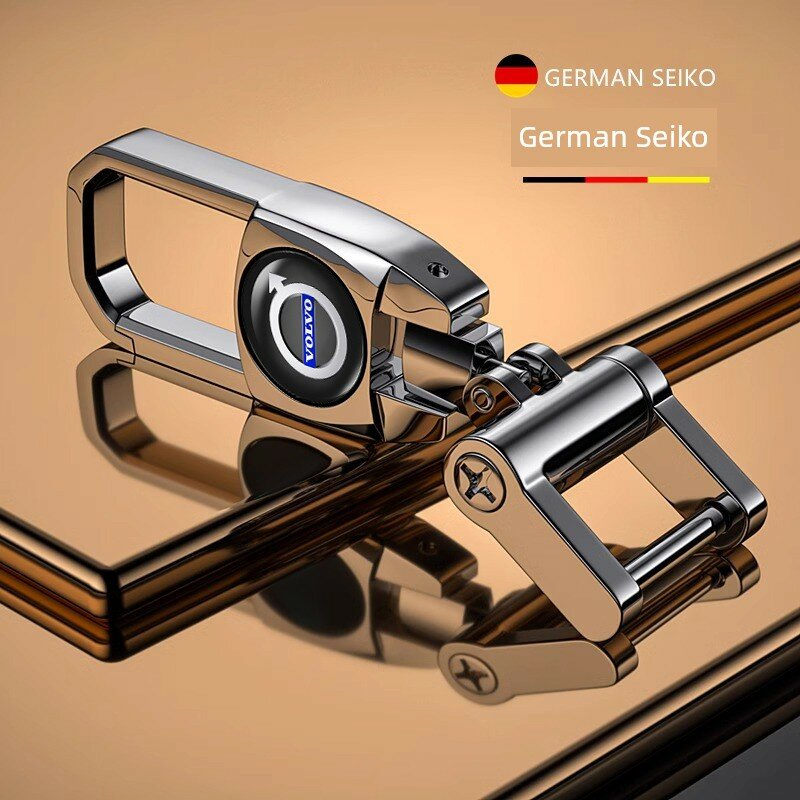 Металлический брелок для ключей Volvo XC60/XC90/S60/S90/XC40, кольцо для ключей для мужчин и женщин, крепление на пояс