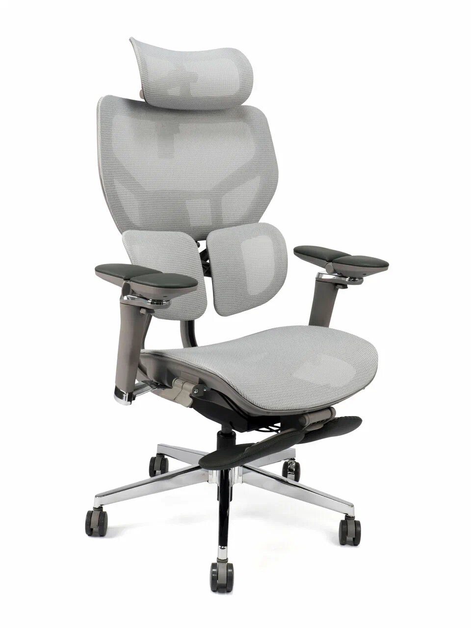 Кресло компьютерное ортопедическое игровое Ergostul G4 Pro Grey