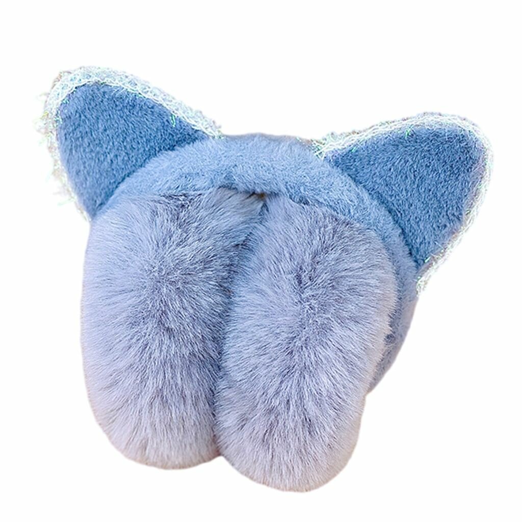 Зимние теплые плюшевые наушники, наушники для кошек, милые портативные и удобные