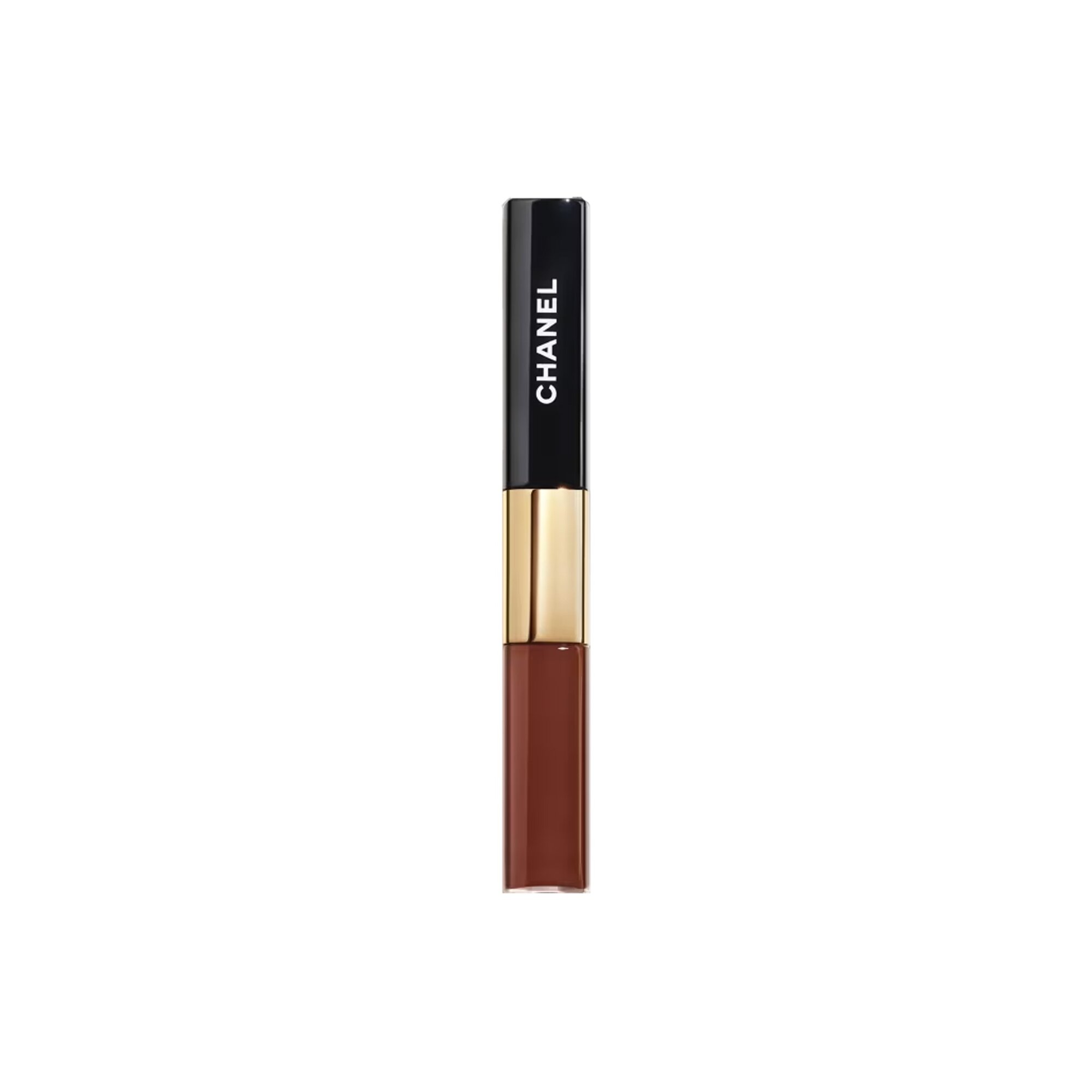 Жидкая помада женская CHANEL Dual Effect Long Wear Collection Glossy, оттенок 196 - RED BROWN