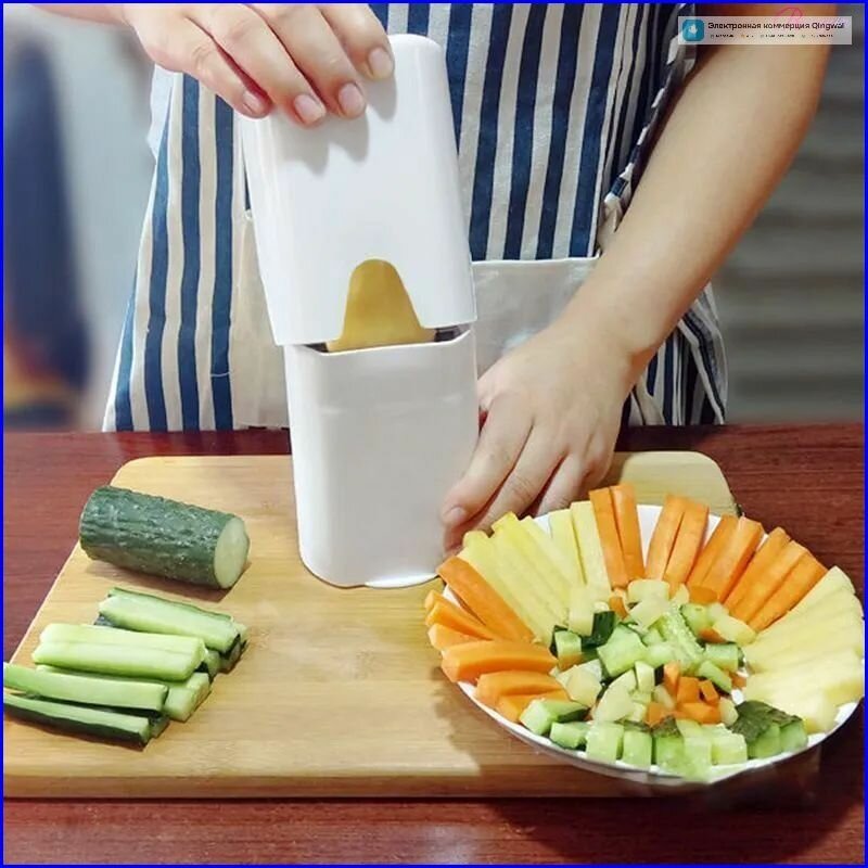 (Ручная) Картофелерезка / Машинка для резки картофеля фри из нержавеющей стали / Овощерезка