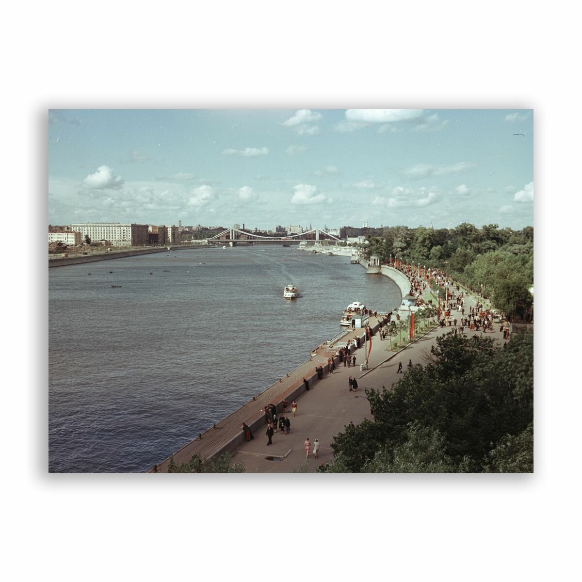 Советский постер, плакат на бумаге / Старая Москва / Размер 30 x 40 см