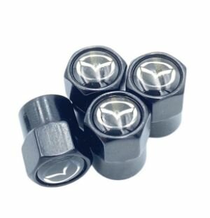 Колпачки на ниппель с логотипом для MAZDA для колес/шин металлические