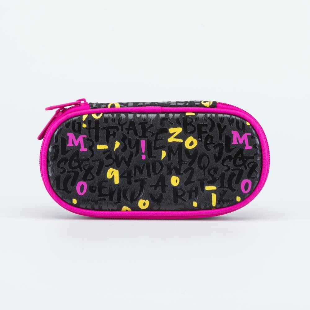 Пенал школьный черный котофей 06805013-20 размер дл. 20 см.