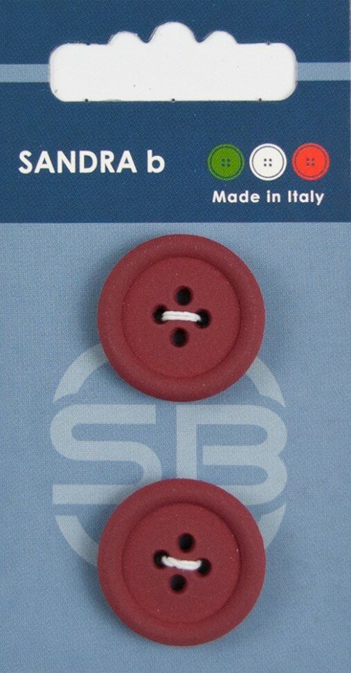 #CARD063 Пуговицы Sandra 2 шт
