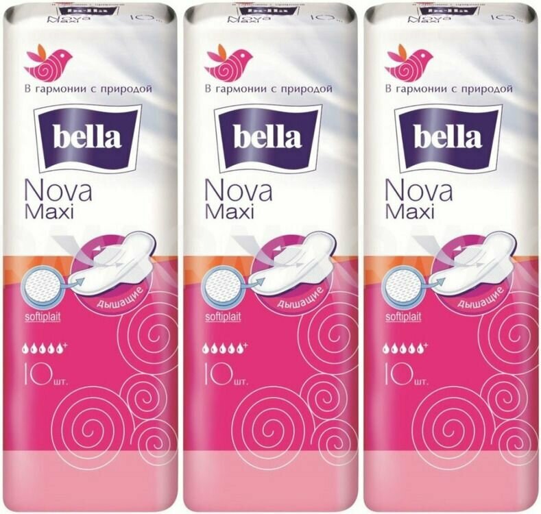 Прокладки "Bella" softiplait air, 10 шт, 3 упаковки